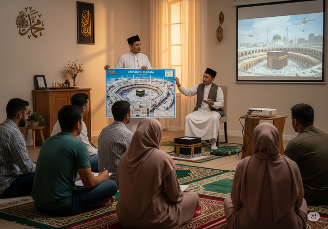 Menggunakan Alat Bantu Visual Saat Manasik: Peta, Boneka Ka’bah, dan ...